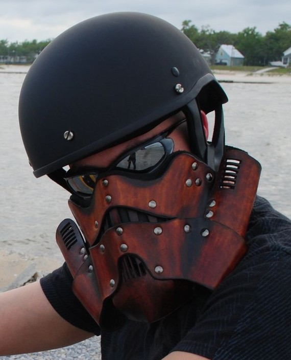 Epic Leather: Stormtrooper bike mask