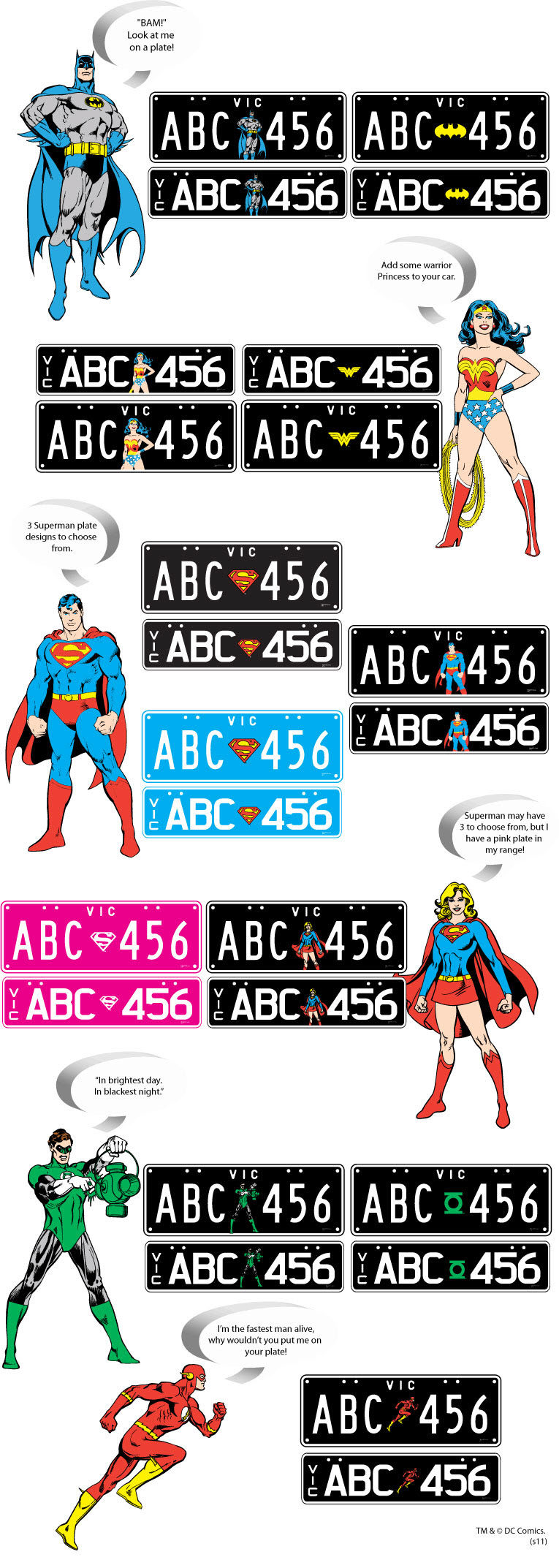 Australia takes the cloak off new superhero car license plates