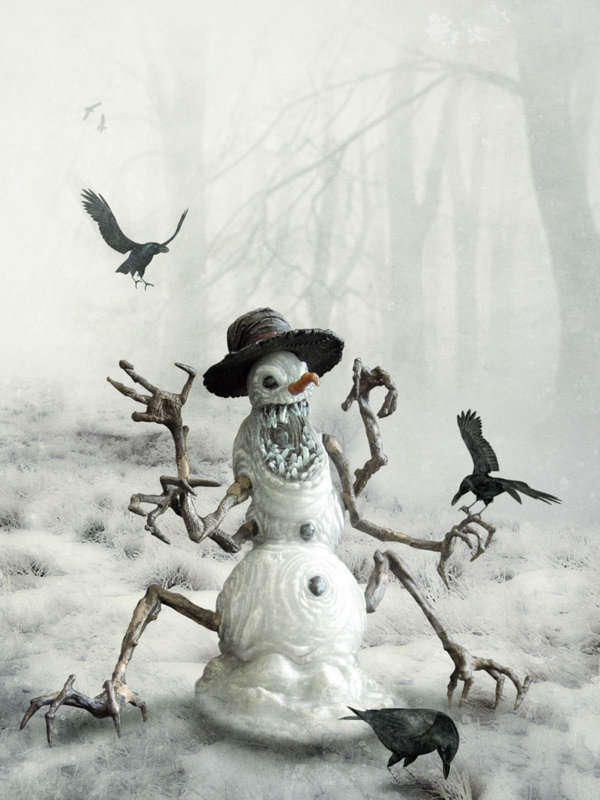 Creepy Snowman