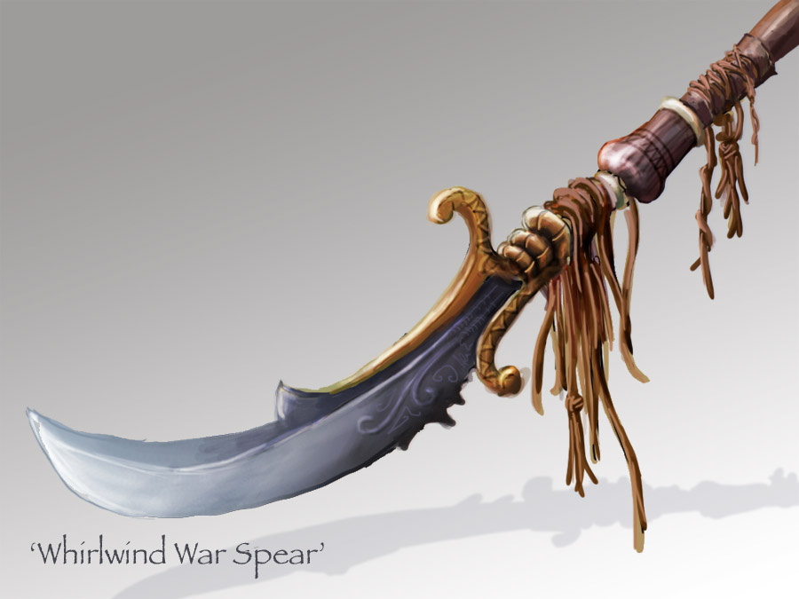Magical and unusual RPG weapon art