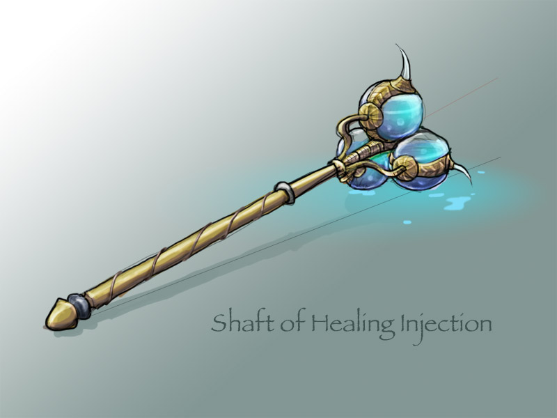 Magical and unusual RPG weapon art