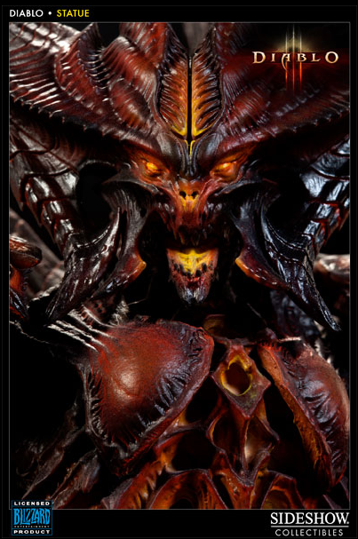 Impressive Diablo statue