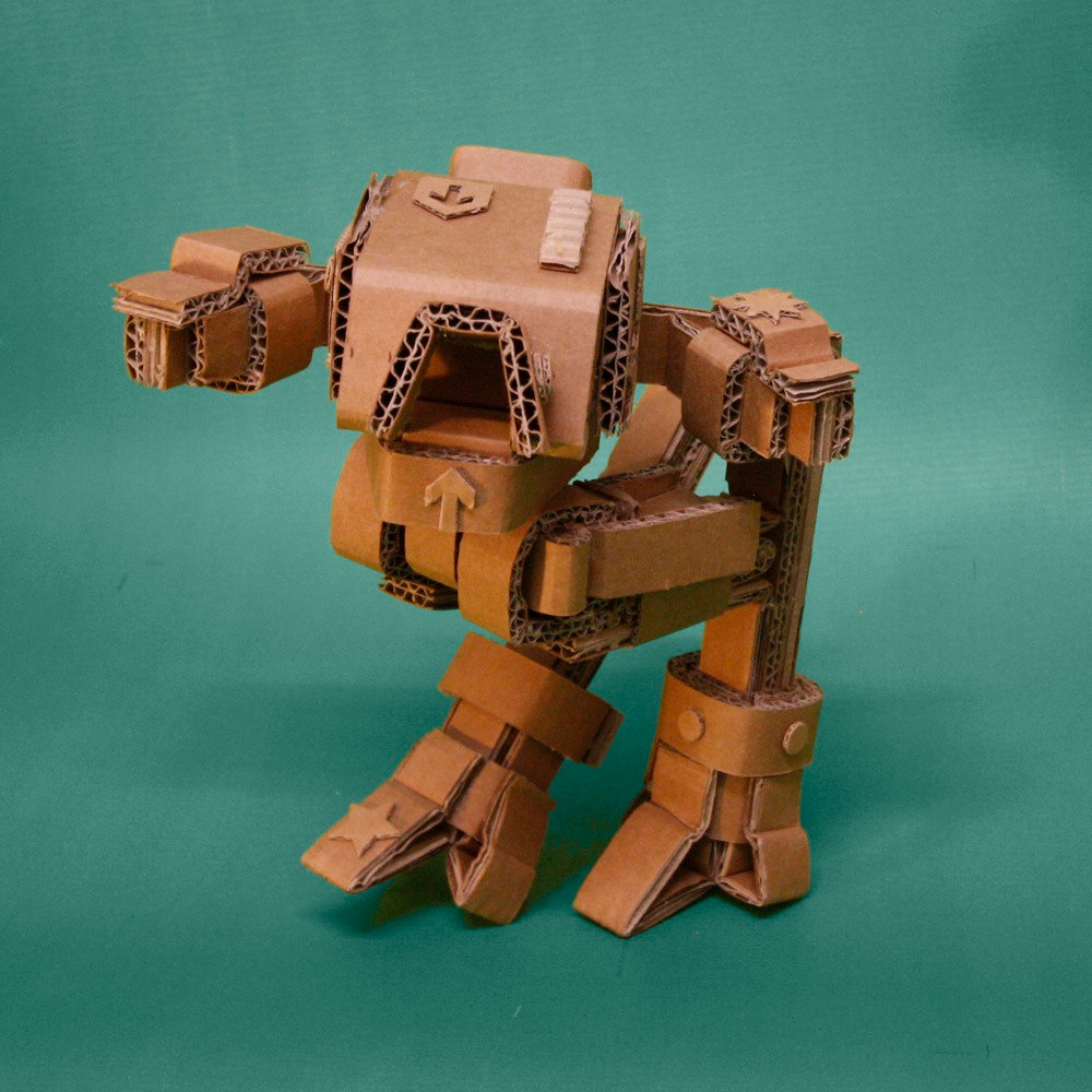 Papercraft: cardboard robots