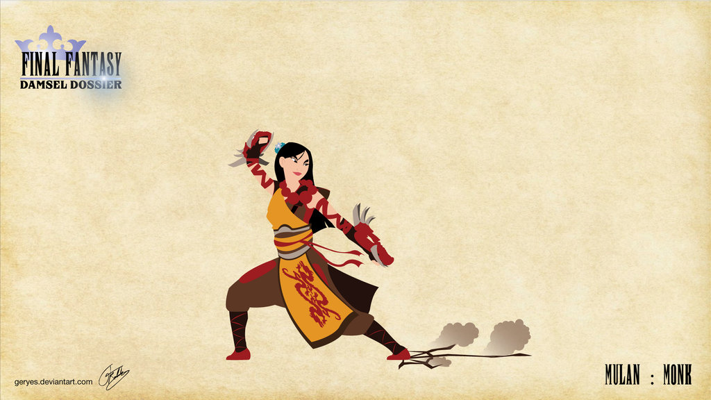 The battle: Disney Princesses as Final Fantasy characters
