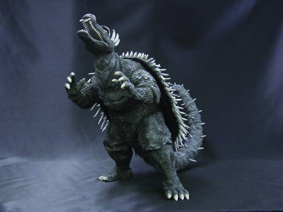 Limited edition Anguirus and Godzilla TOHO models