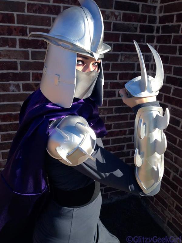 Rule 63 Shredder cosplay is one for true TMNT fans