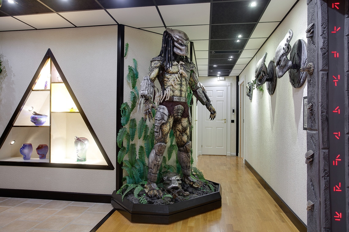 Whole Swedish house becomes Aliens vs Predator dream home