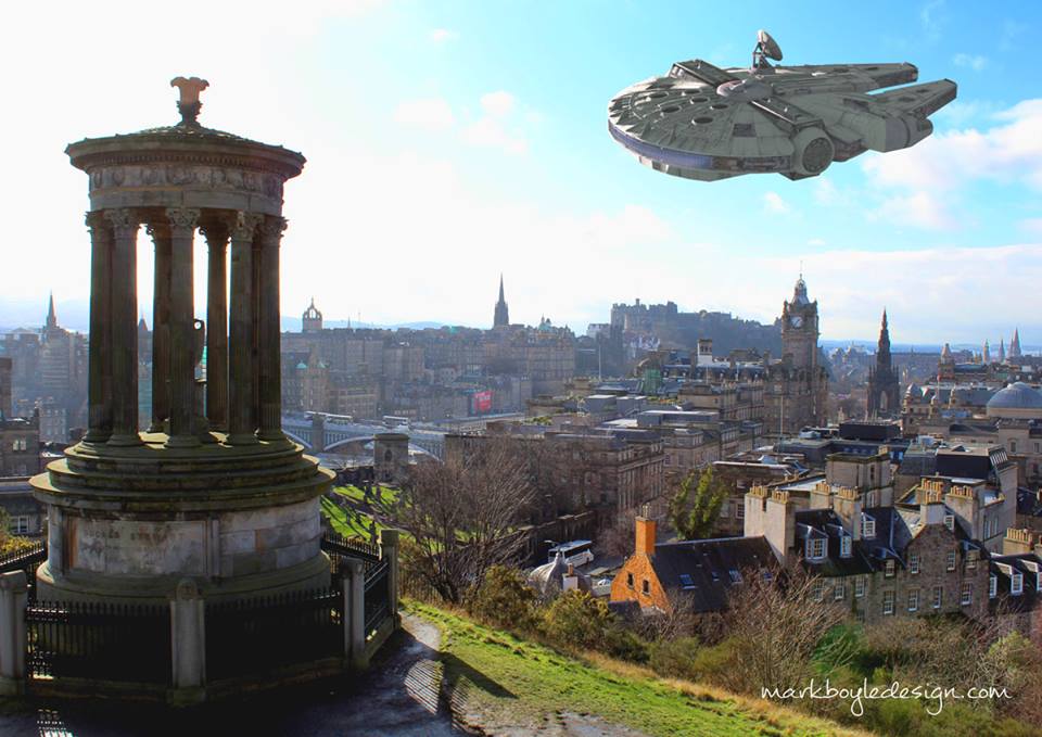 Star Wars: The Empire invades Scotland's capital city