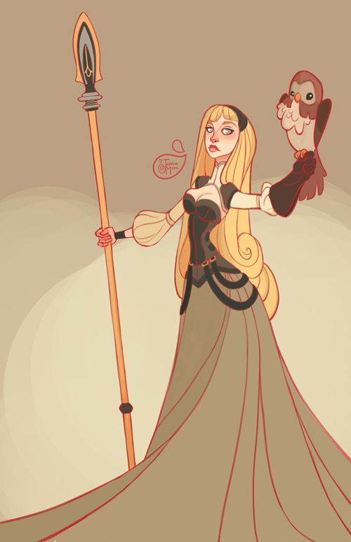 Kick-ass Disney princesses with weapons