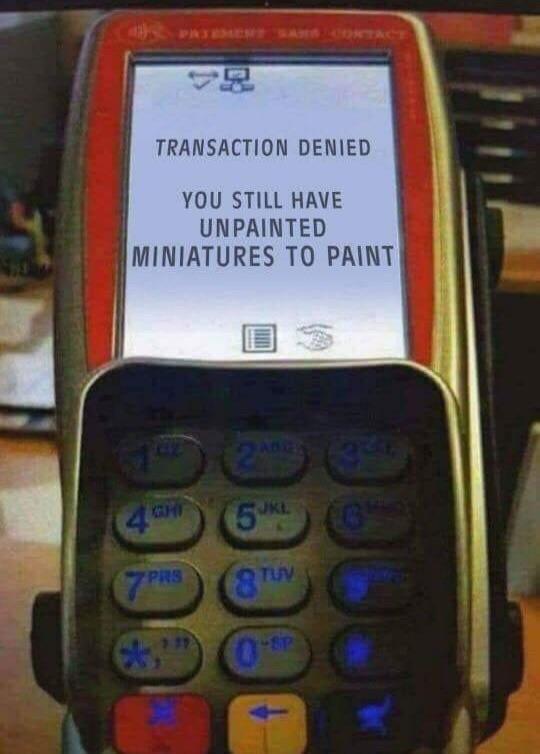 Transaction Denied! The geek blocking meme