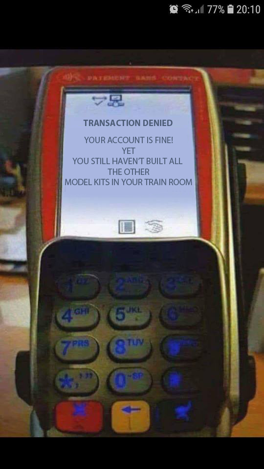 Transaction Denied! The geek blocking meme